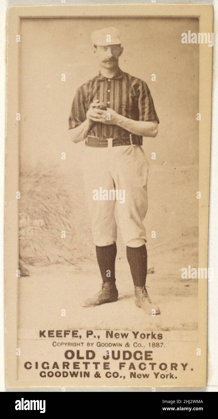 Timothy John « Tim » Keefe, Pitcher, New York, de la série Old Judge ...