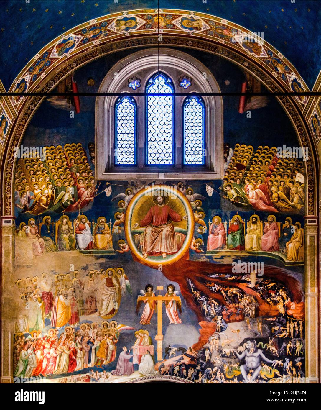 Le jugement dernier, Cappella degli Scrovegni, avec le célèbre cycle de ...