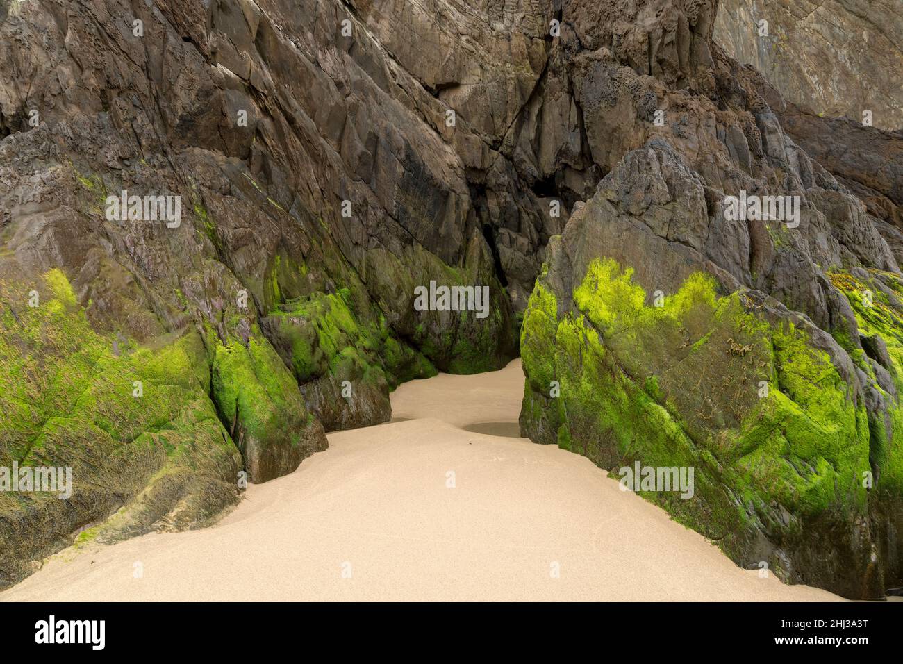 Coumeenoole beach on dingle peninsula Banque de photographies et d ...