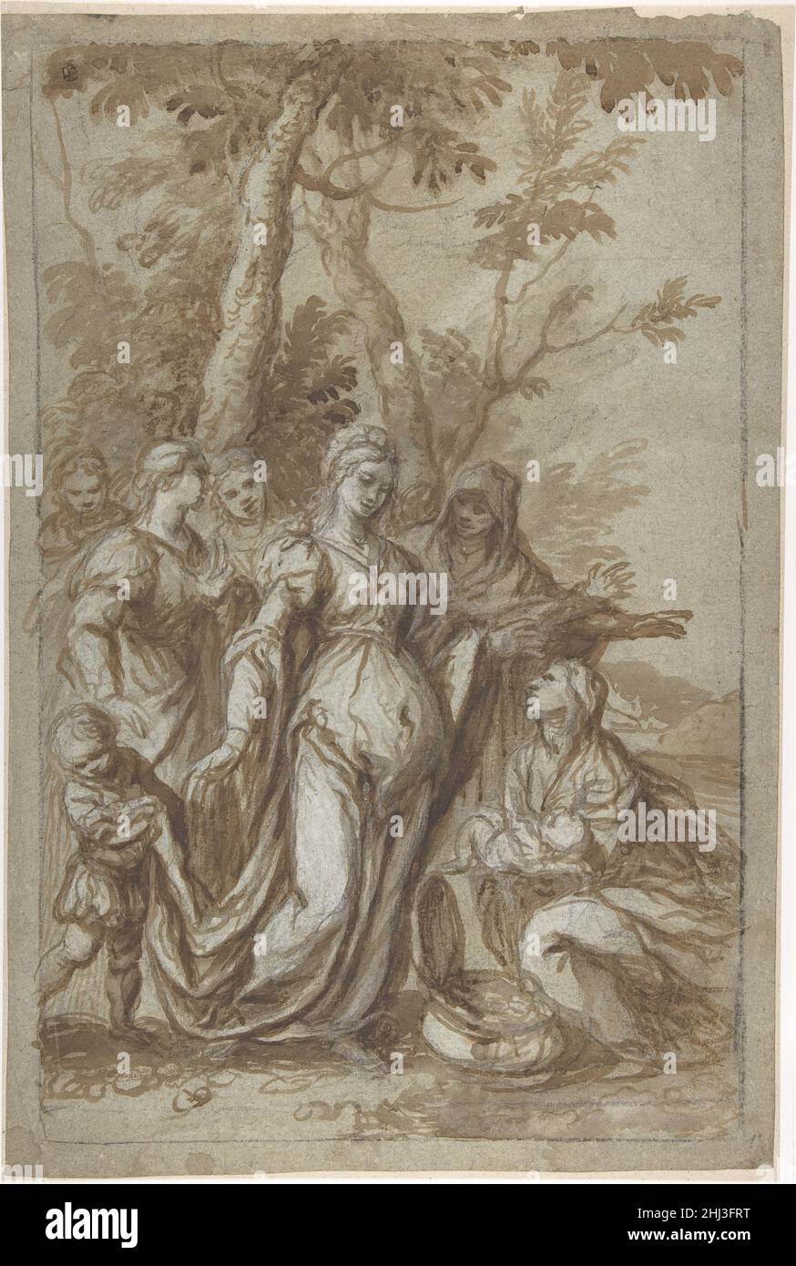 La découverte de Moïse ca.1671 Montalto (Giovanni Stefano Danedi ou ...