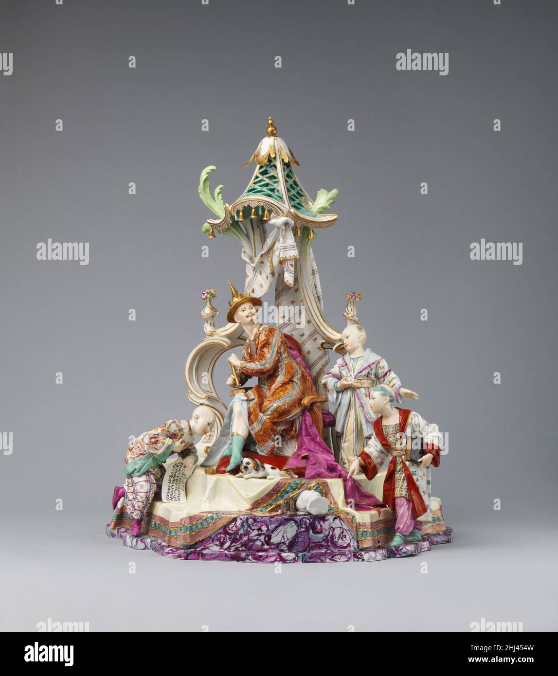 L'empereur chinois ca.1766 manufacture Höchst cette sculpture ...