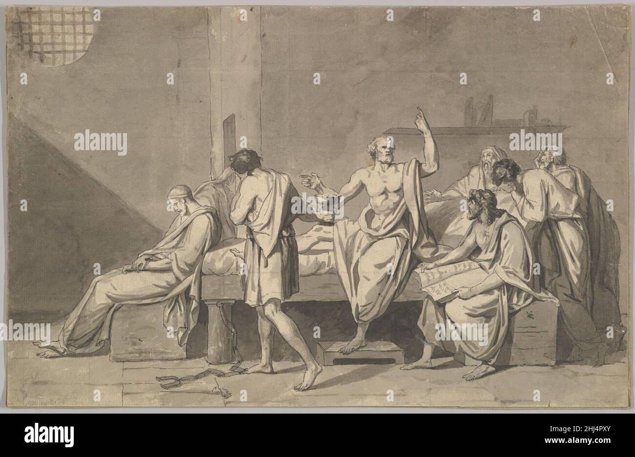 La mort de Socrate ca.1782 Jacques Louis David Français cette fiche est ...