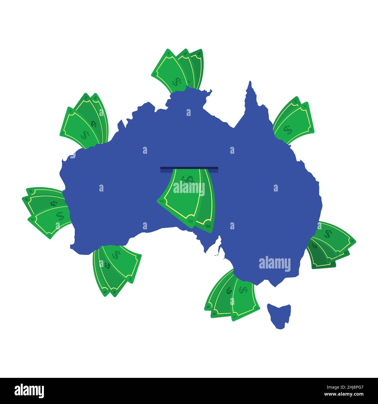 Billet de banque australien Banque d'images vectorielles - Alamy