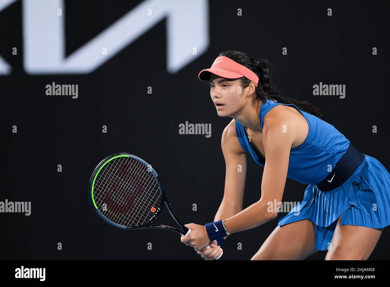 Sydney, Australie, 11 janvier 2022.Emma Raducanu, de Grande-Bretagne ...