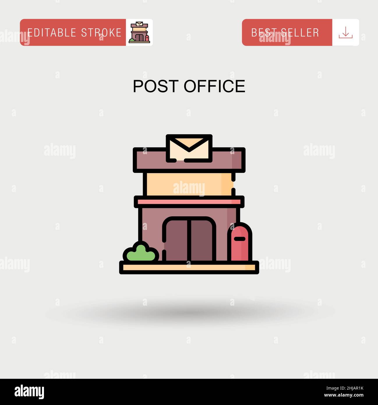 Poste et courrier Banque d'images vectorielles - Alamy