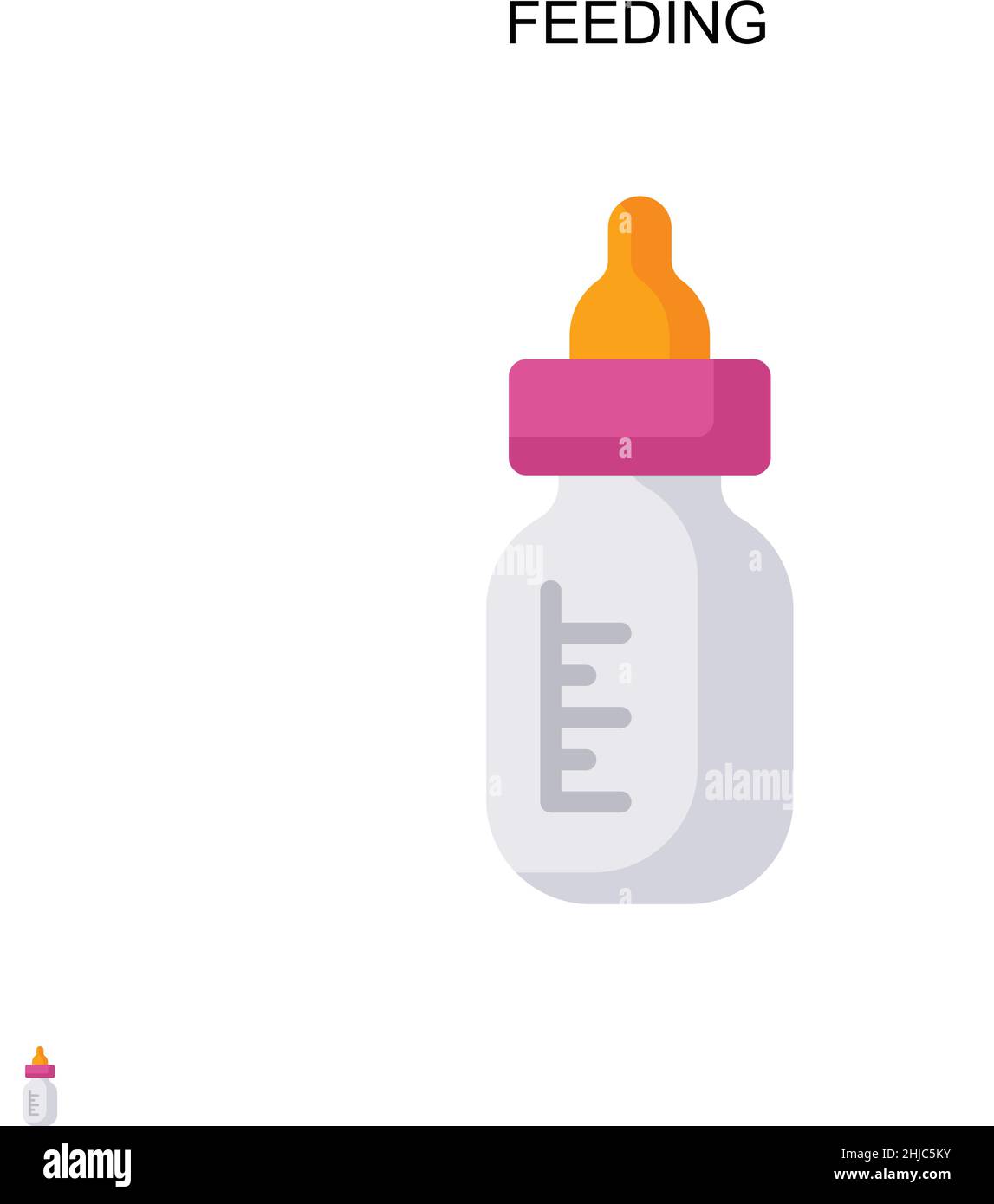 Nourrir un animal Banque d'images vectorielles - Alamy