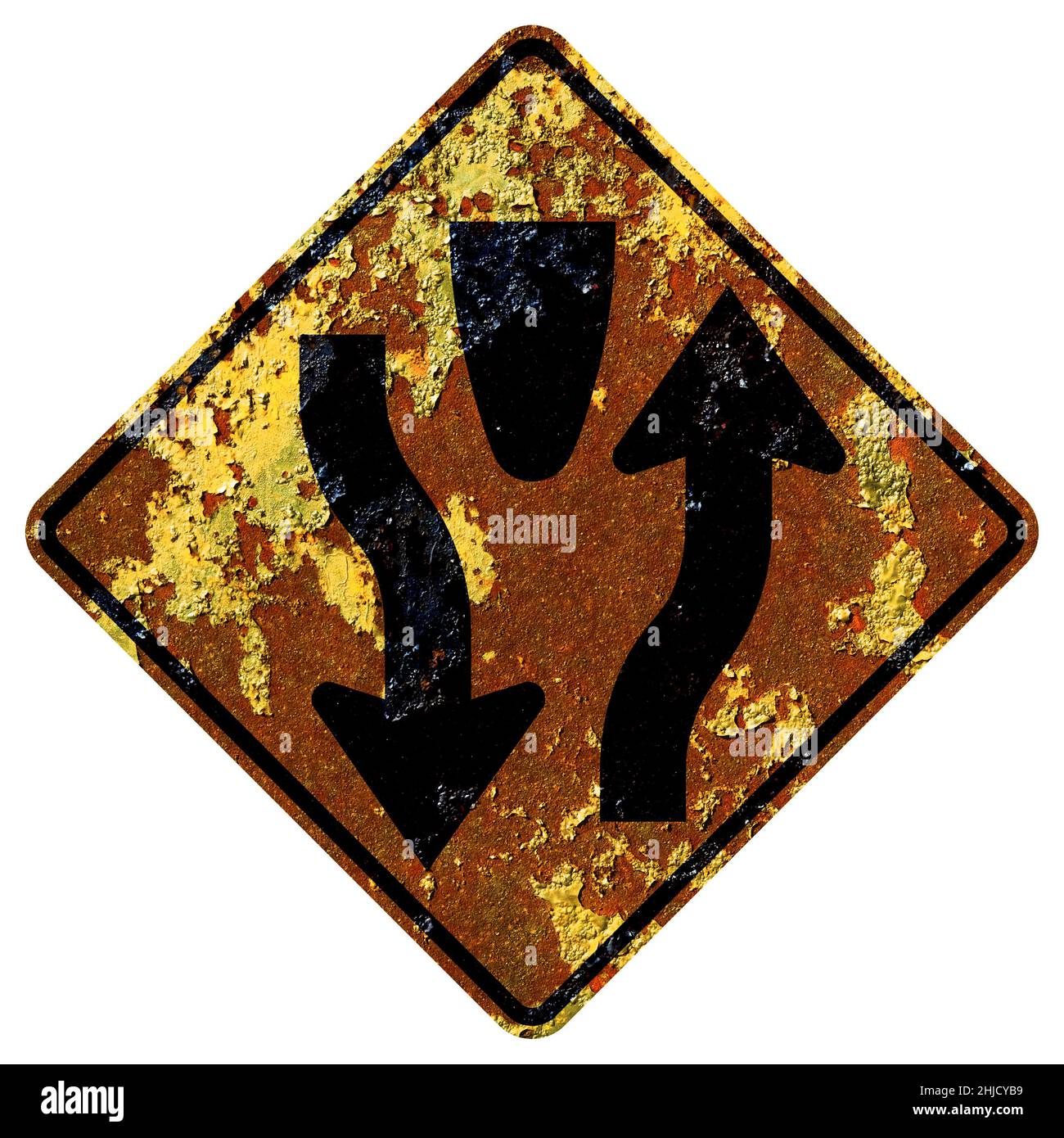 Autoroute divisée Banque d'images détourées - Alamy