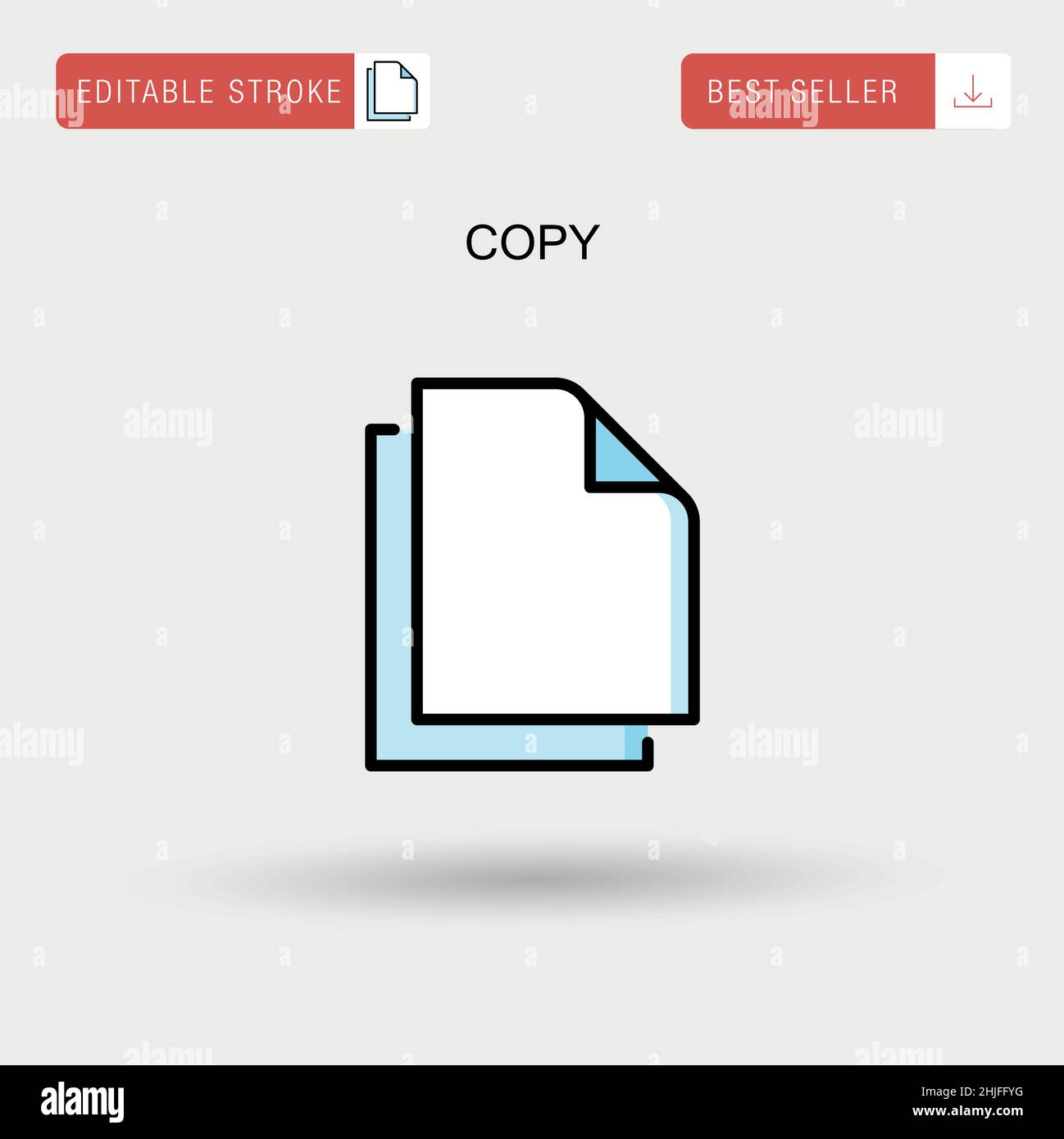 Copier et coller Banque d'images vectorielles - Alamy