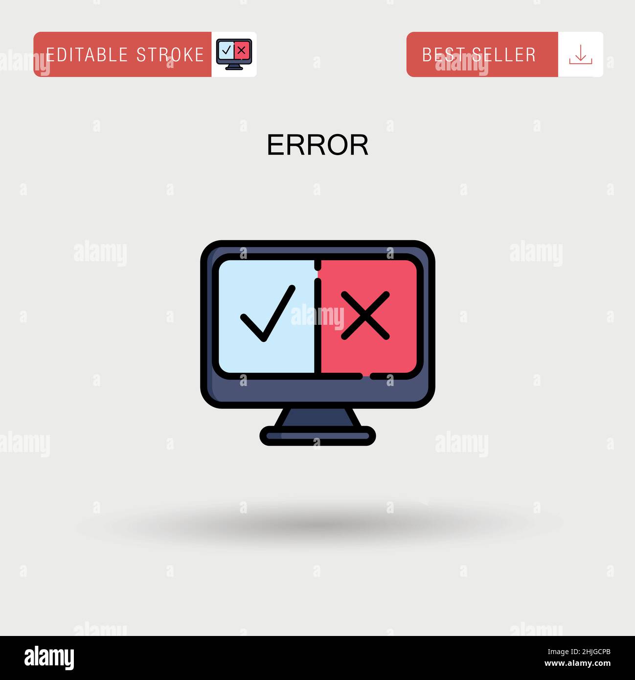 Notion d'erreur informatique Banque d'images vectorielles - Alamy