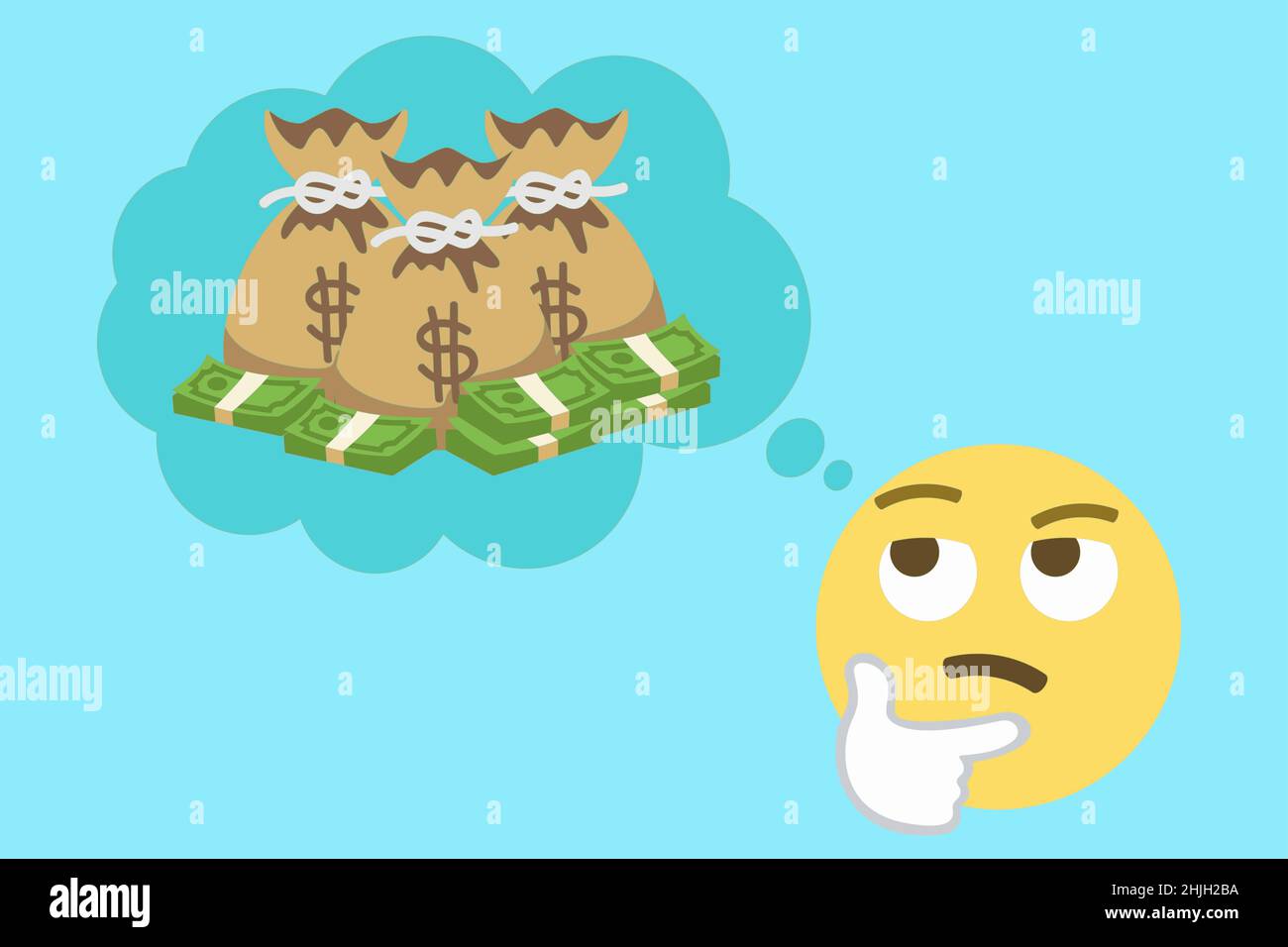 Penser emoji Banque de photographies et d’images à haute résolution - Alamy