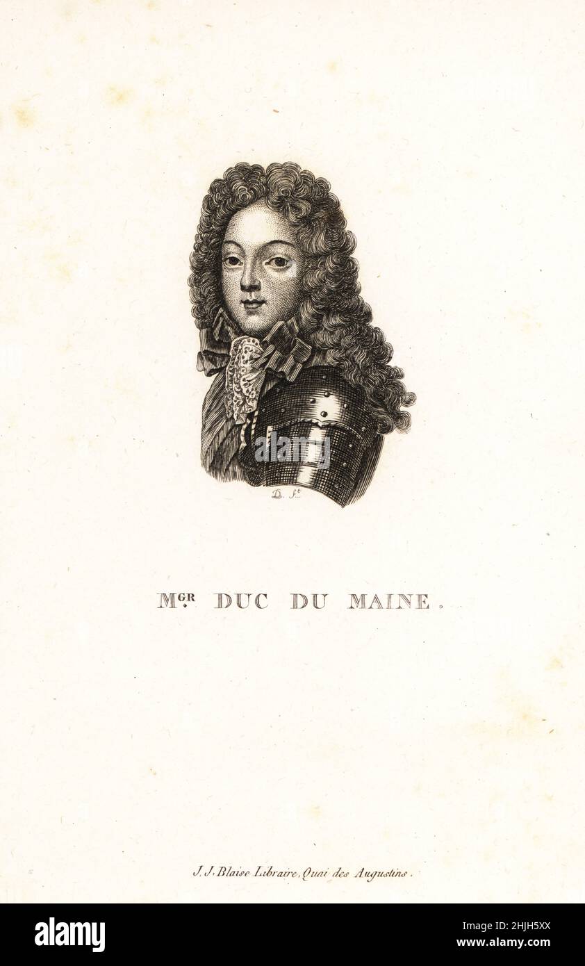 Louis-Auguste de Bourbon, duc du Maine, 1670-1736.Fils favori et ...