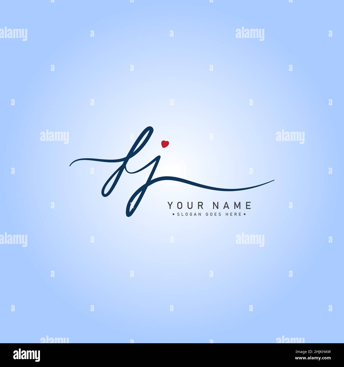 Fj signature Banque de photographies et d’images à haute résolution - Alamy