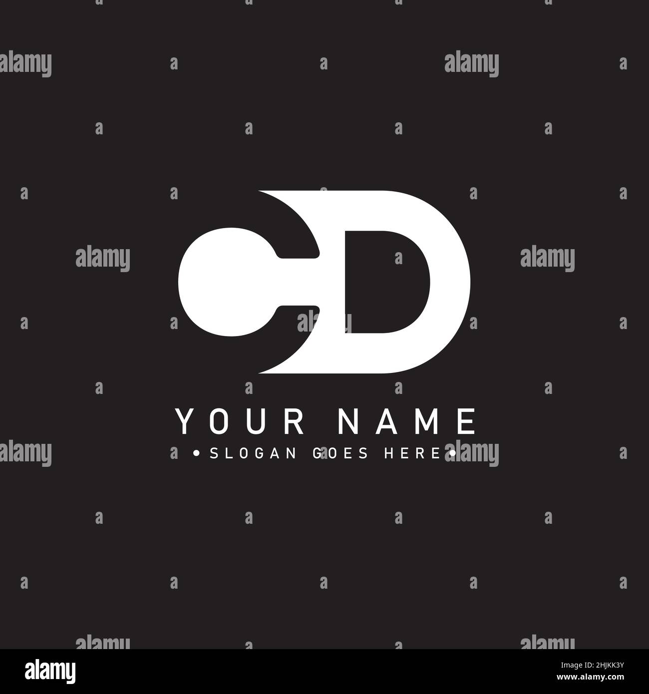 Cd initiales logo Banque de photographies et d’images à haute ...