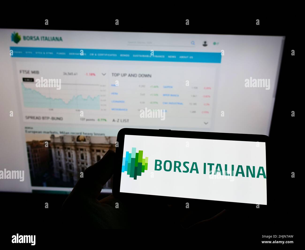 Spa de la borsa italienne Banque de photographies et d’images à haute ...