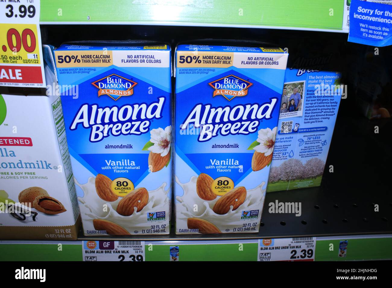 Milk brands Banque de photographies et d’images à haute résolution - Alamy