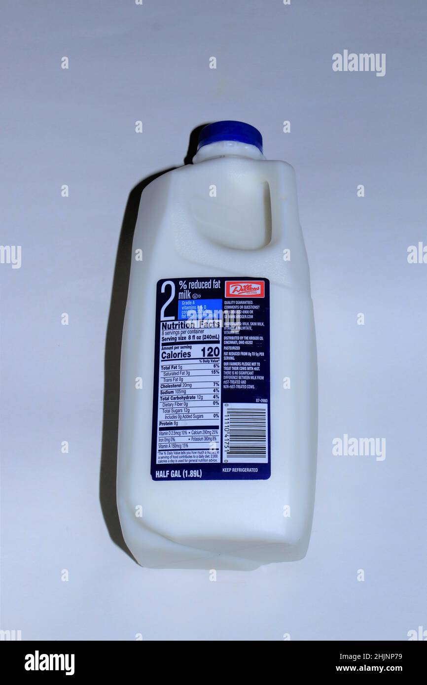 étiquette lait Banque de photographies et d’images à haute résolution ...