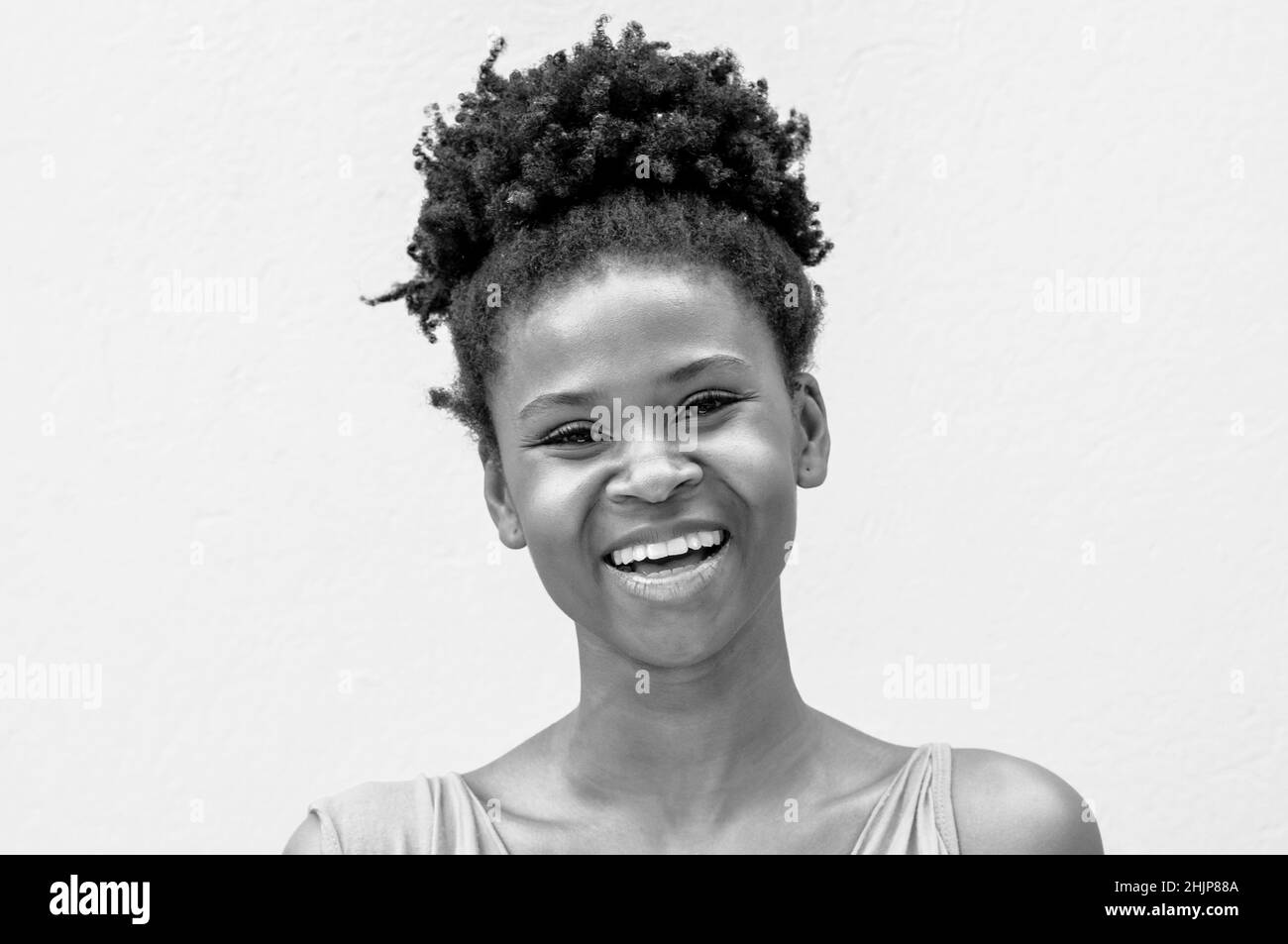 Femme afro colombienne Banque d'images noir et blanc - Alamy