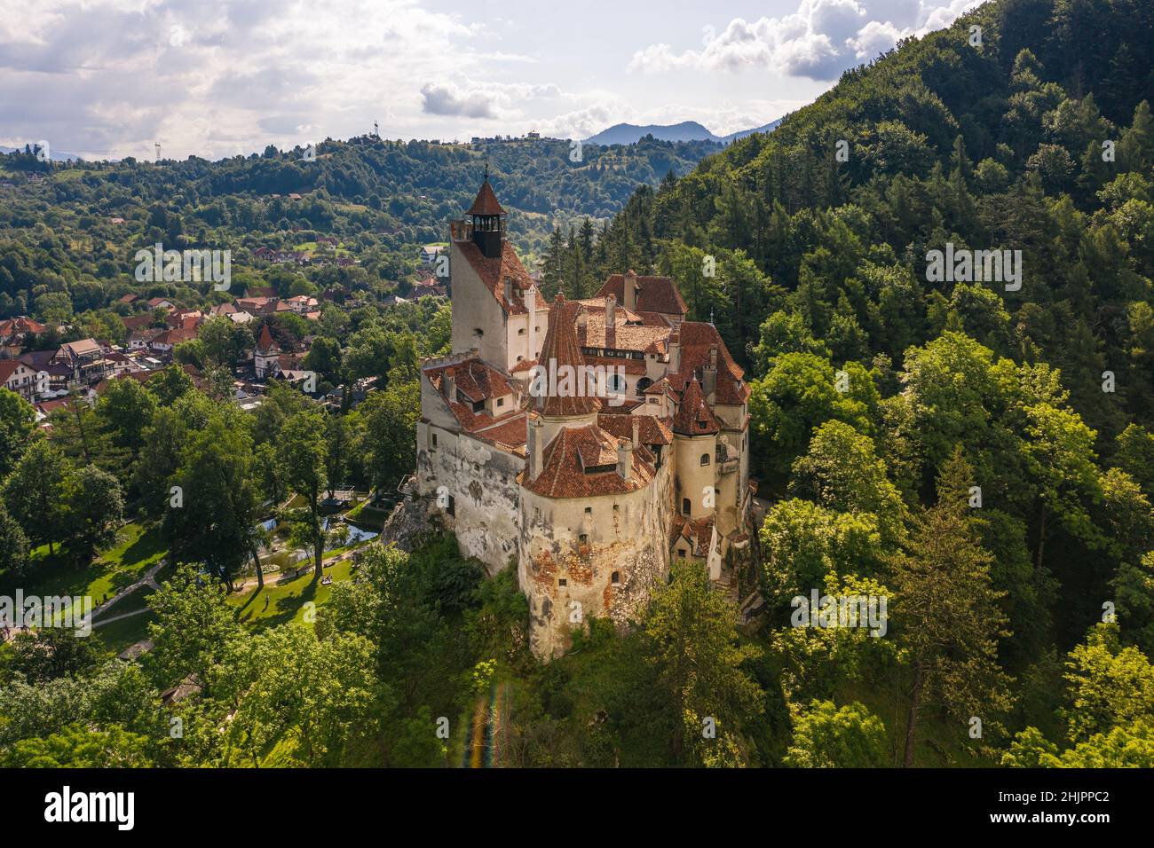 Château de Bran, Château du Comte Dracula, Brasov, Roumanie, le lieu ...