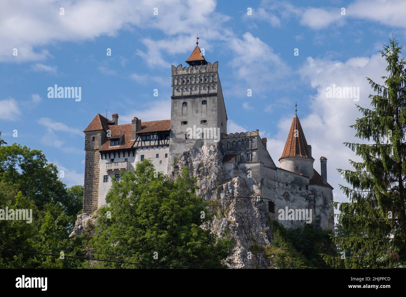 Château de Bran, Château du Comte Dracula, Brasov, Roumanie, le lieu ...