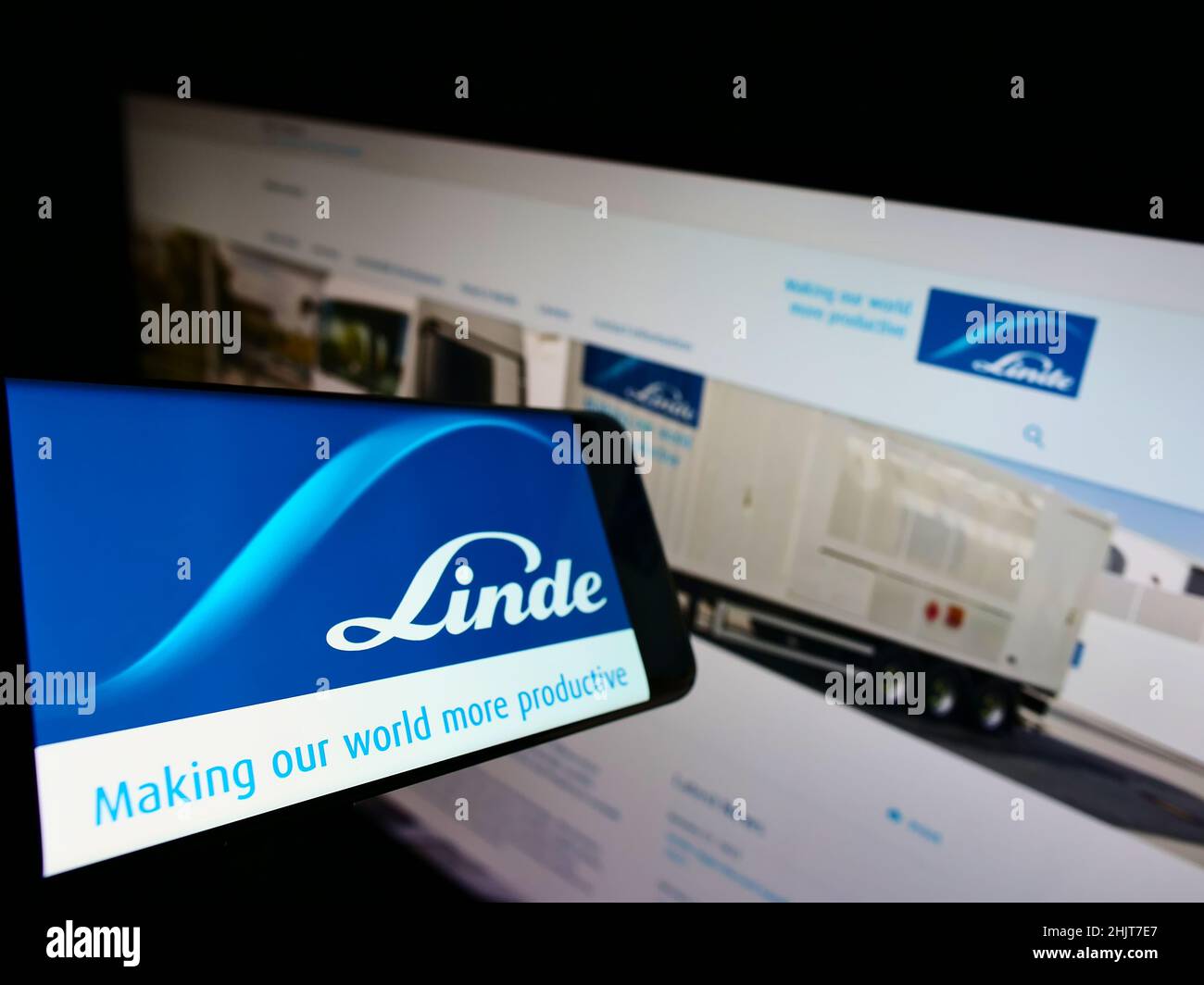 Logo Linde Banque d'image et photos - Alamy