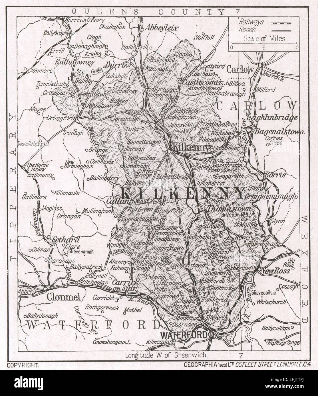 Carte de kilkenny Banque de photographies et d’images à haute ...