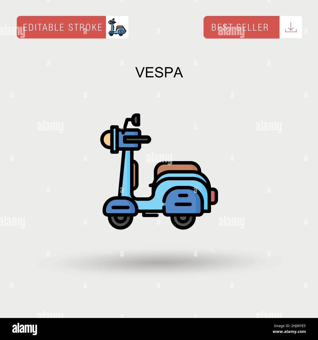 Moteur vespa Banque d'images vectorielles - Alamy