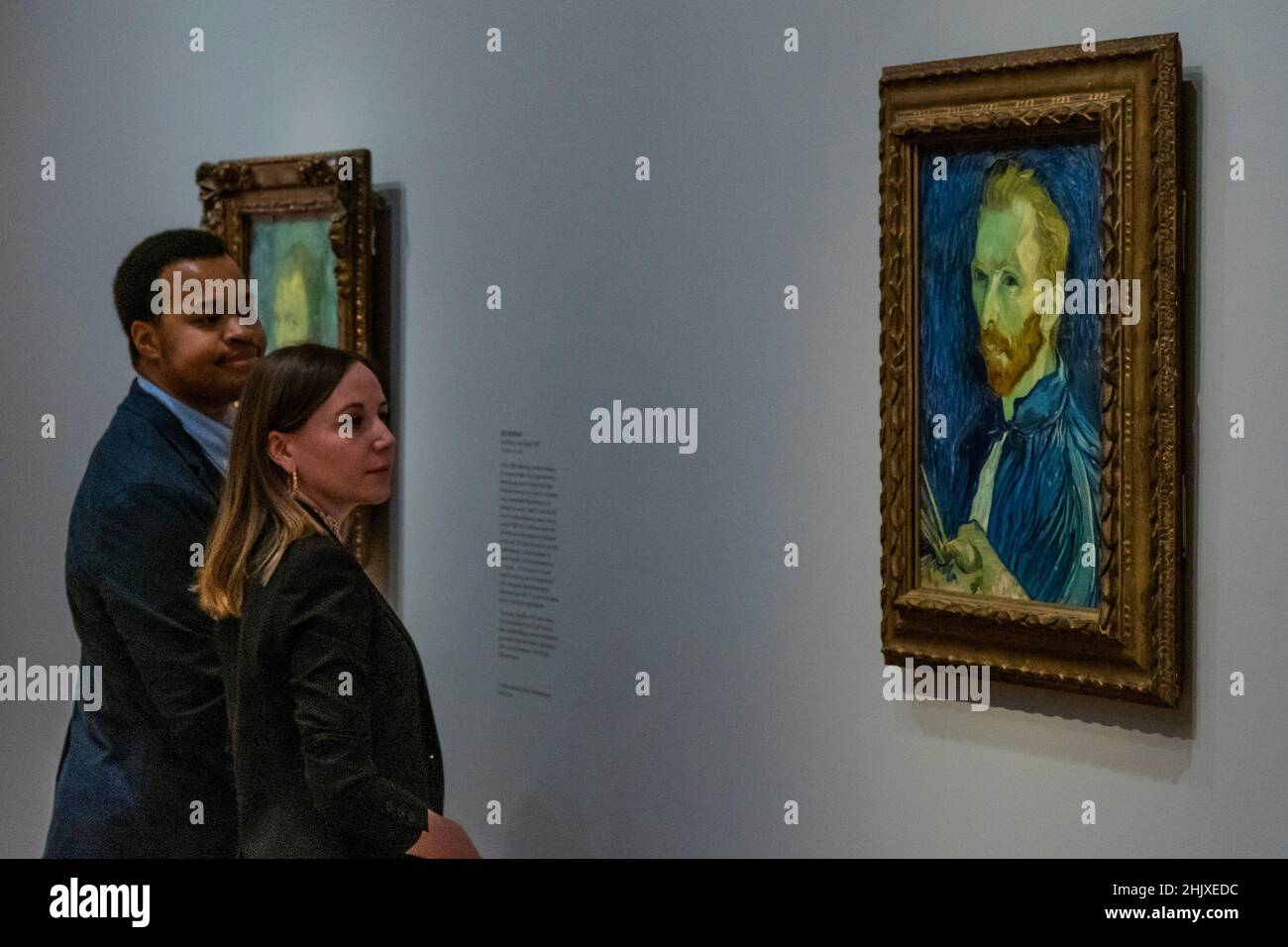 Londres, Royaume-Uni.1st févr. 2022.Autoportrait 1889 - autoportraits ...