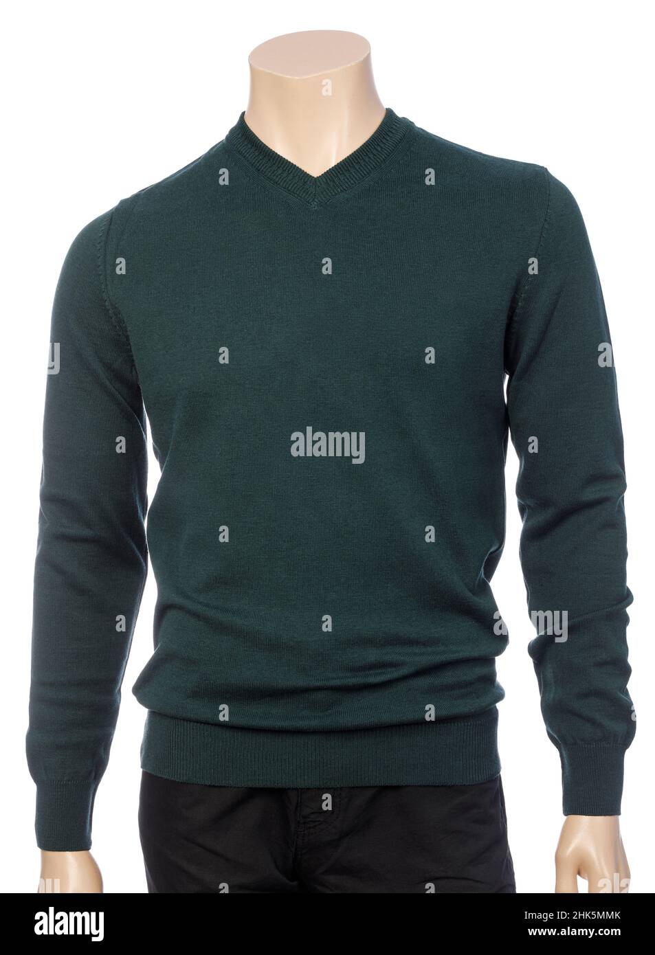 V sur le pull Banque de photographies et d’images à haute résolution ...