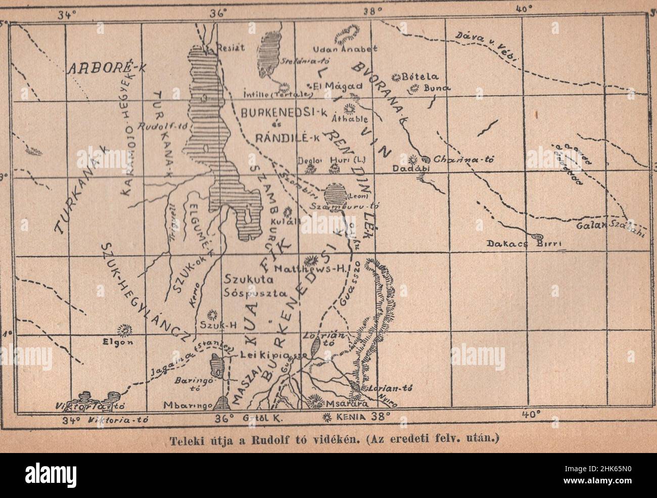 Teleki volcano Banque de photographies et d’images à haute résolution ...