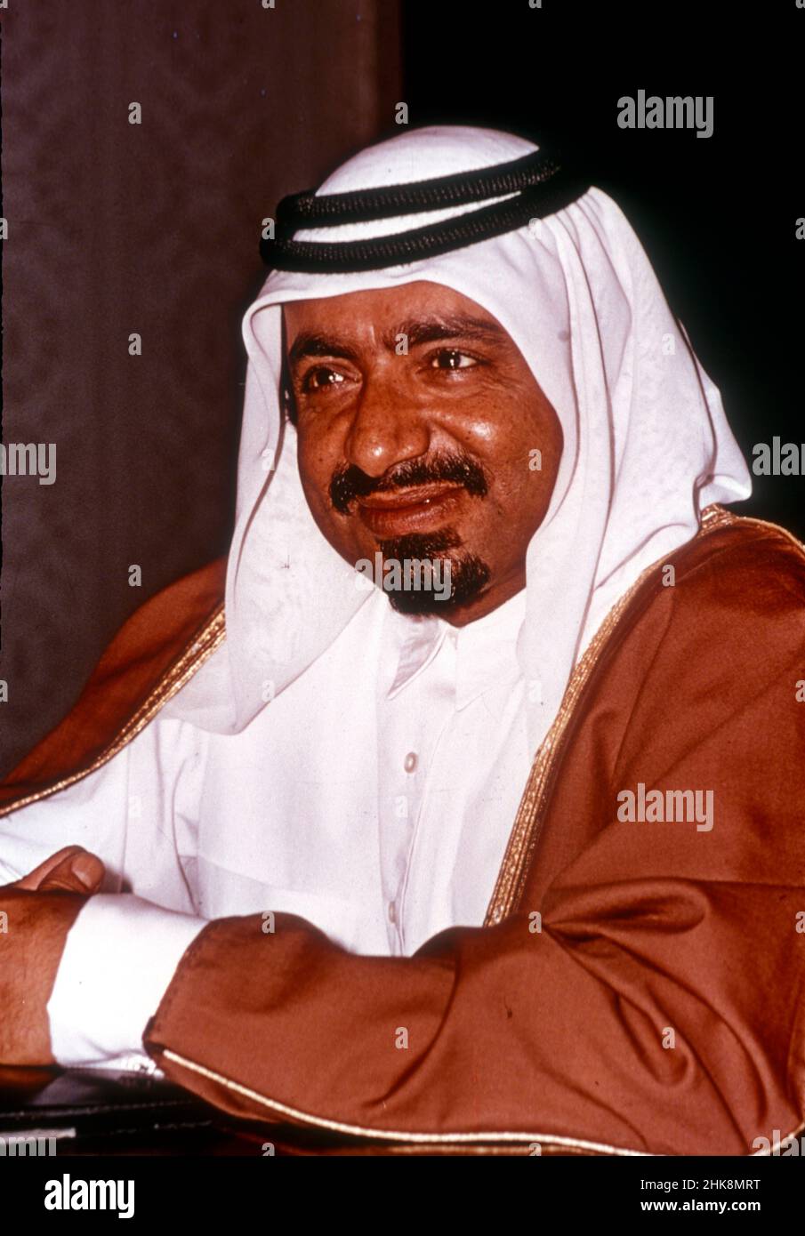 L'émir du Qatar, Cheikh Khalifa bin Hamad al Thani 1979.émir du Qatar ...
