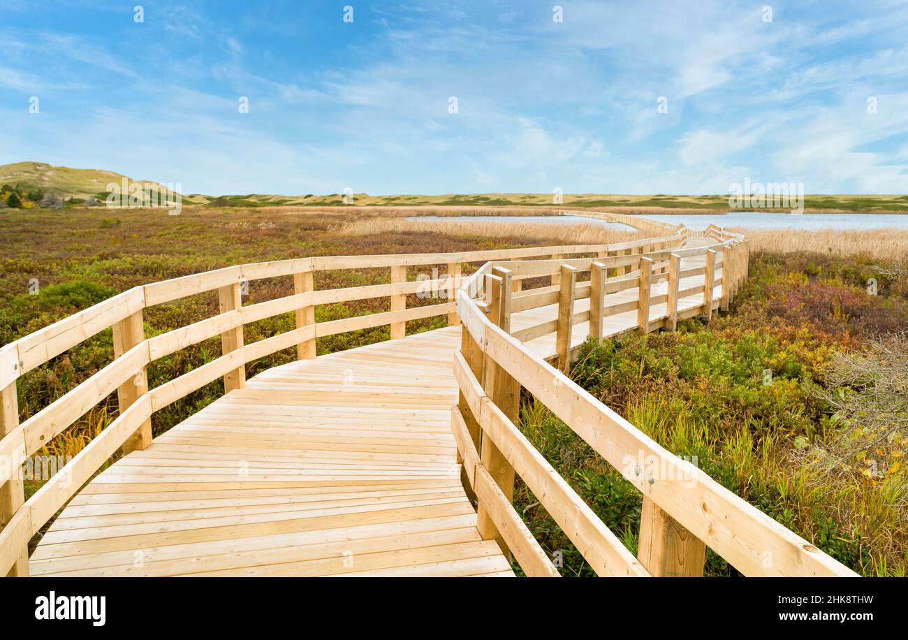 Sentier des dunes de greenwich Banque de photographies et d’images à ...
