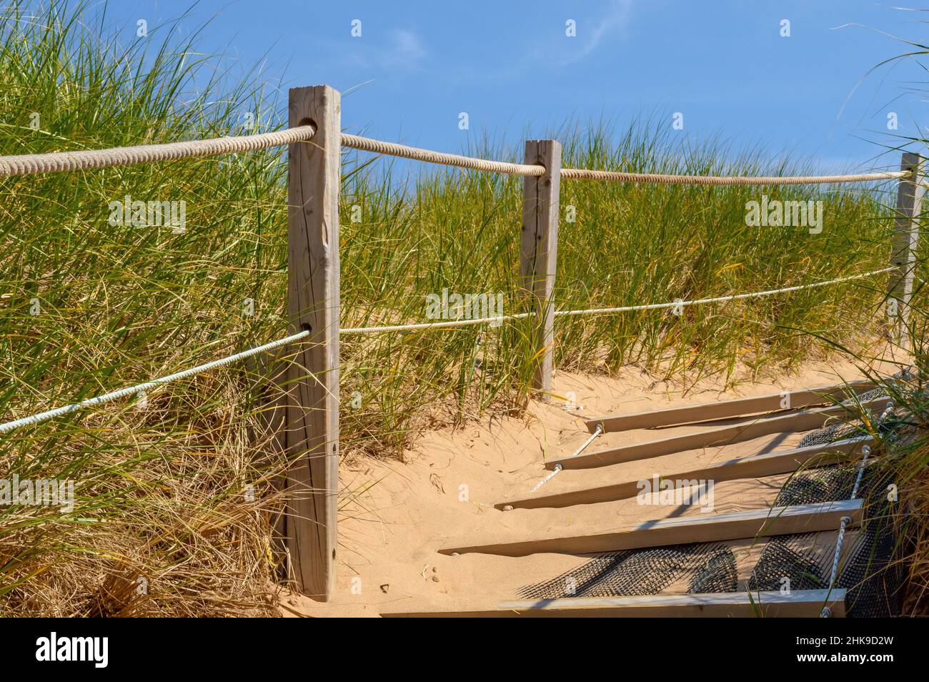 Sentier des dunes de greenwich Banque de photographies et d’images à ...