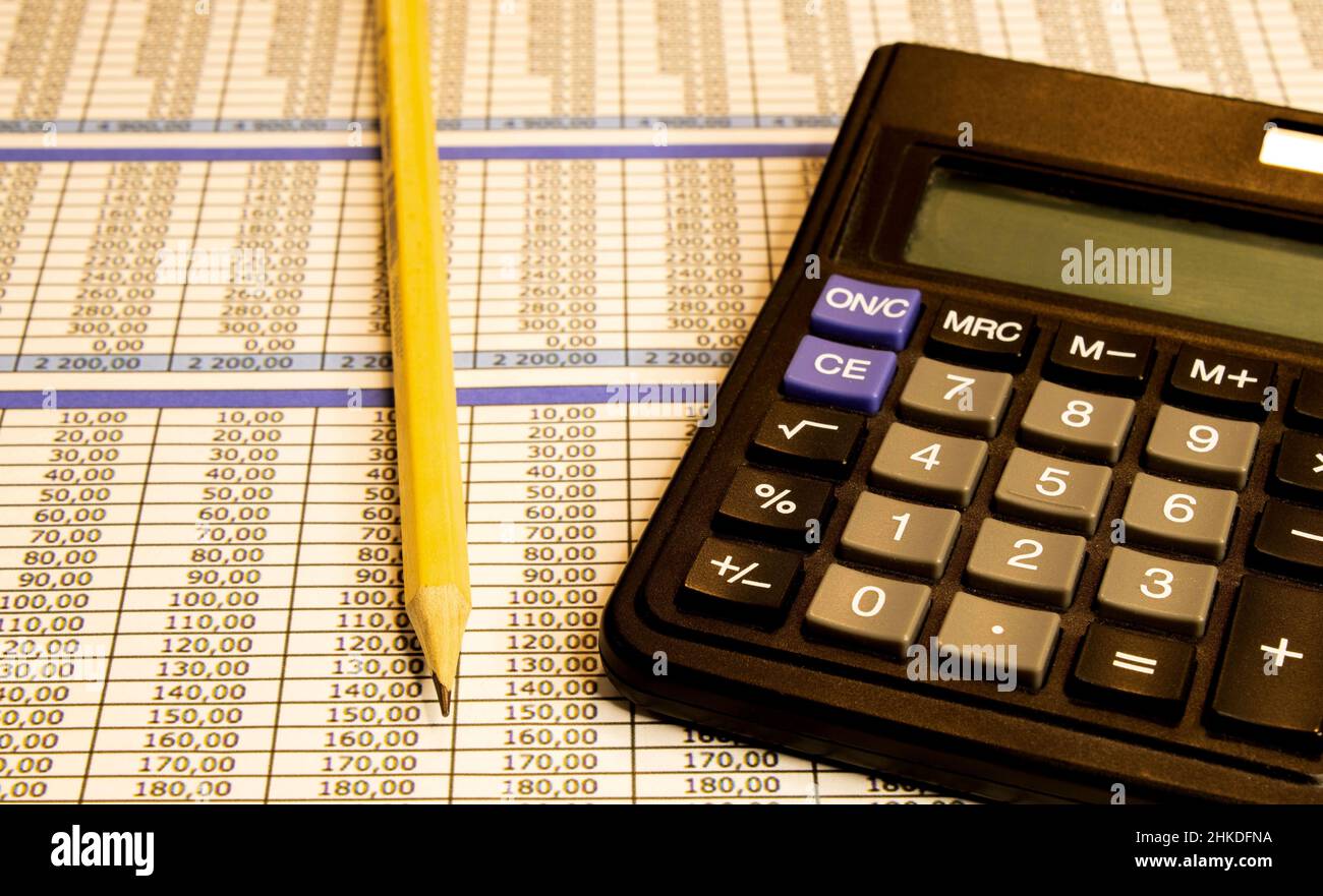 Calculating device Banque de photographies et d’images à haute ...