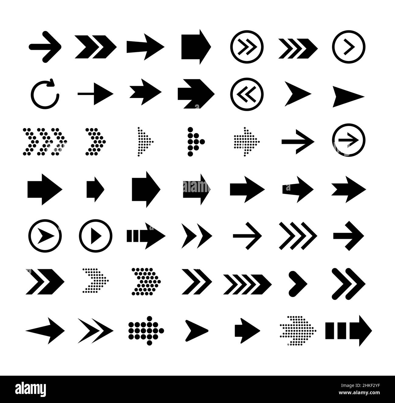 Flèches. Flèches de direction. Configurer les boutons du pointeur ...