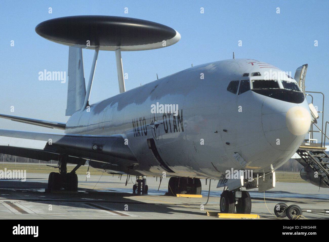 Avion radar OTAN Boeing E-3 Sentry AWACS sur la base aérienne de ...