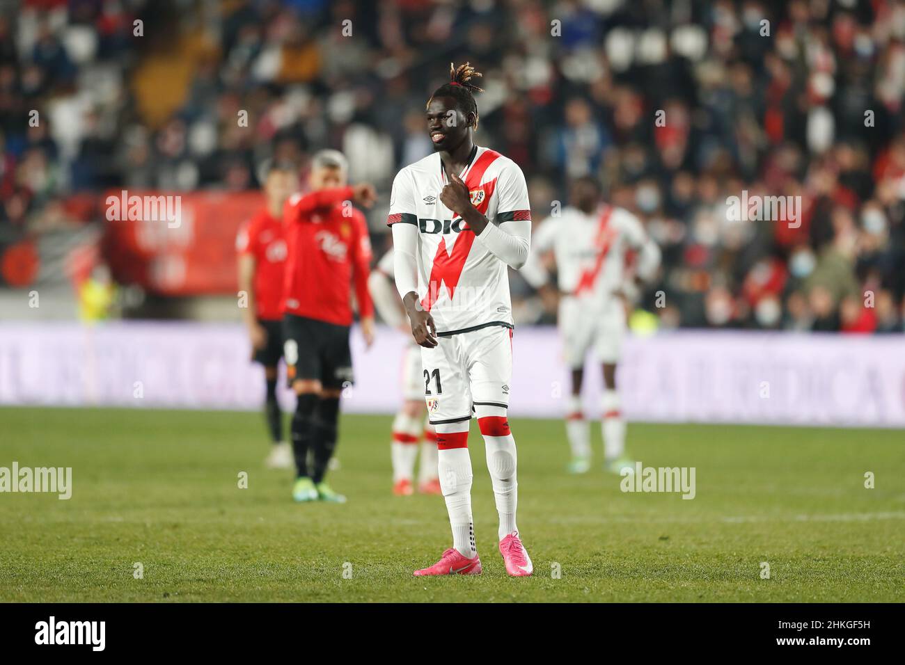 Pathe Ciss (Rayo), 2 FÉVRIER 2022 - football : Espagnol 'Copa del Rey ...