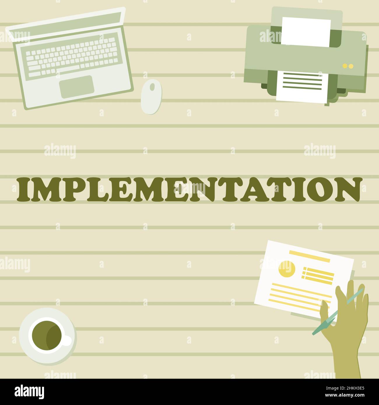 Mise en œuvre de l'affichage conceptuel. Business présenter le ...