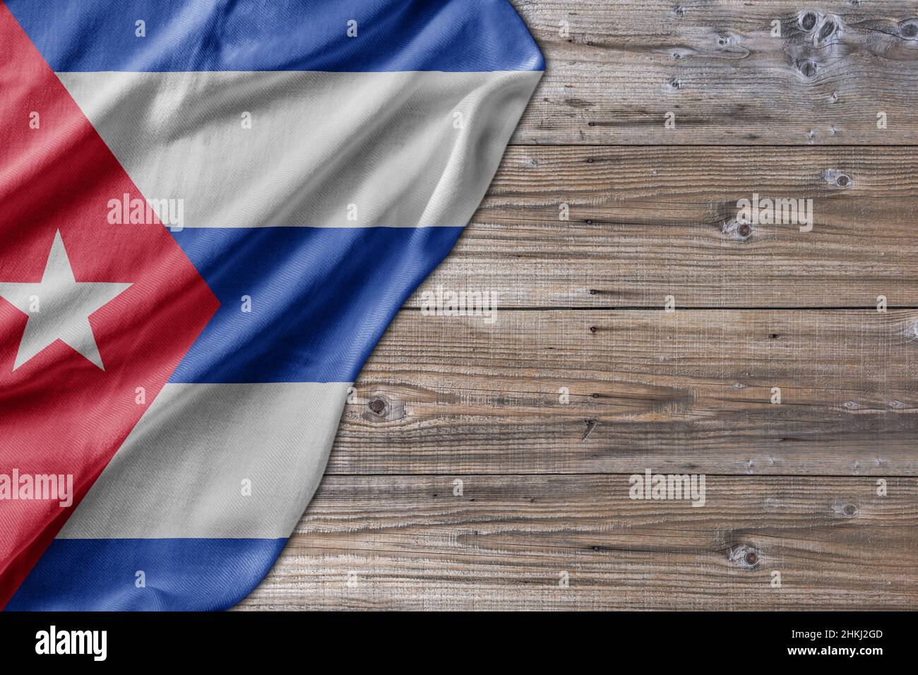Drapeau en bois de cuba Banque de photographies et d’images à haute ...