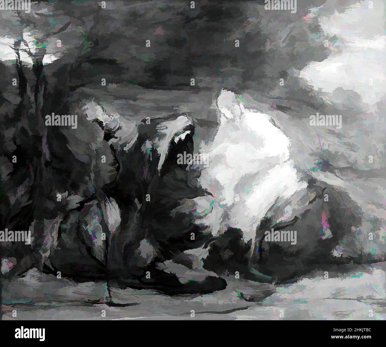 Art inspiré par The Fortune Teller, Robert Loftin Newman, américain ...