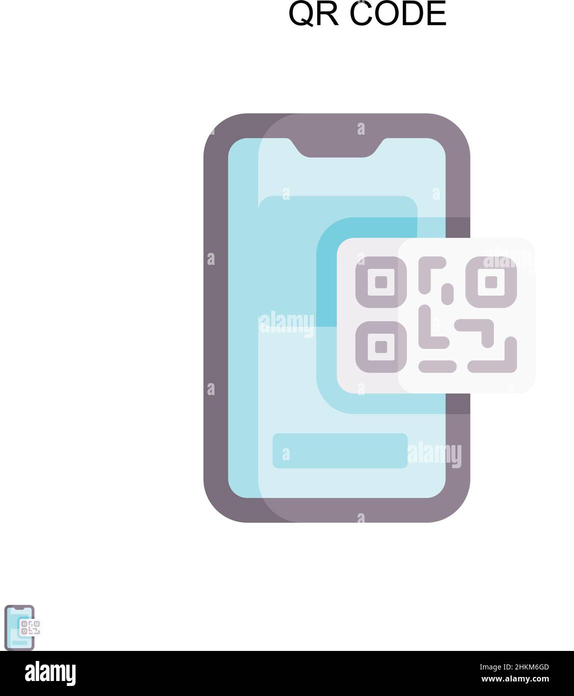 Qr code sign icon scan code Banque de photographies et d’images à haute ...