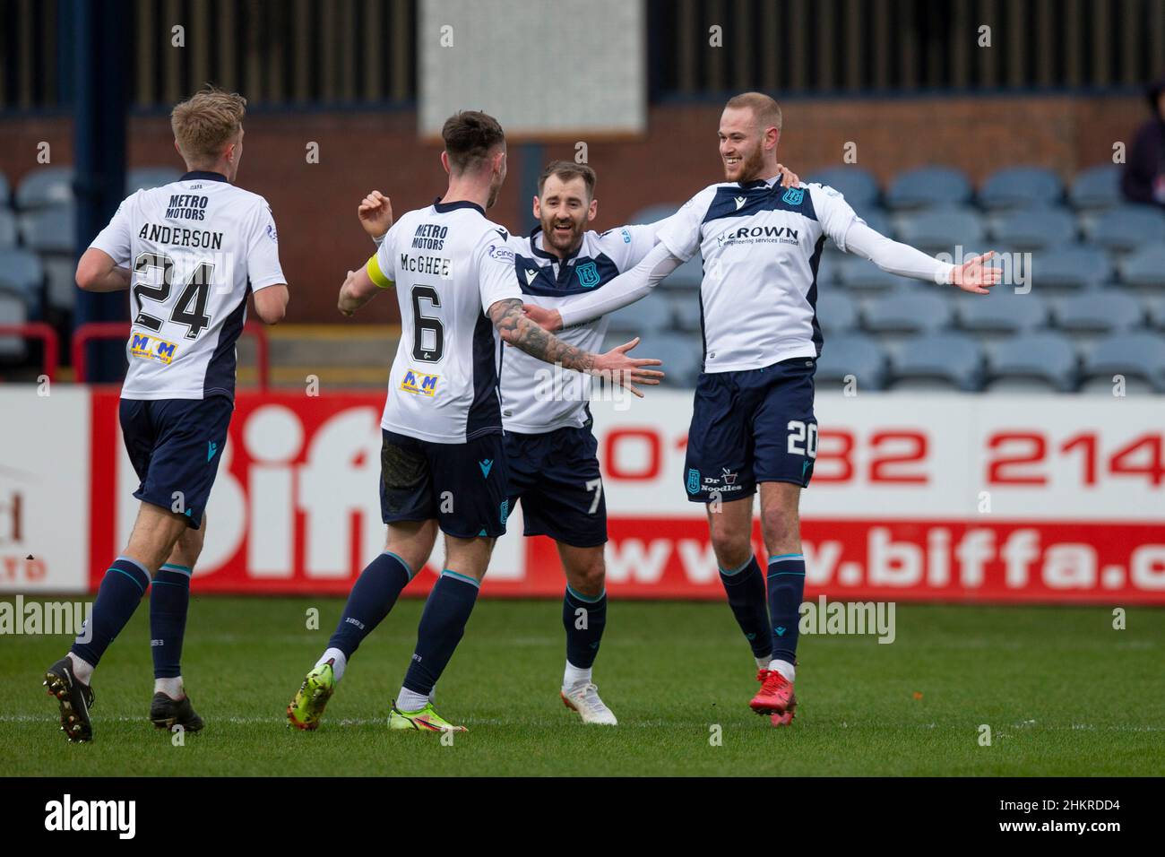 5th février 2022 : Dens Park, Dundee, Écosse: Scottish Premiership ...