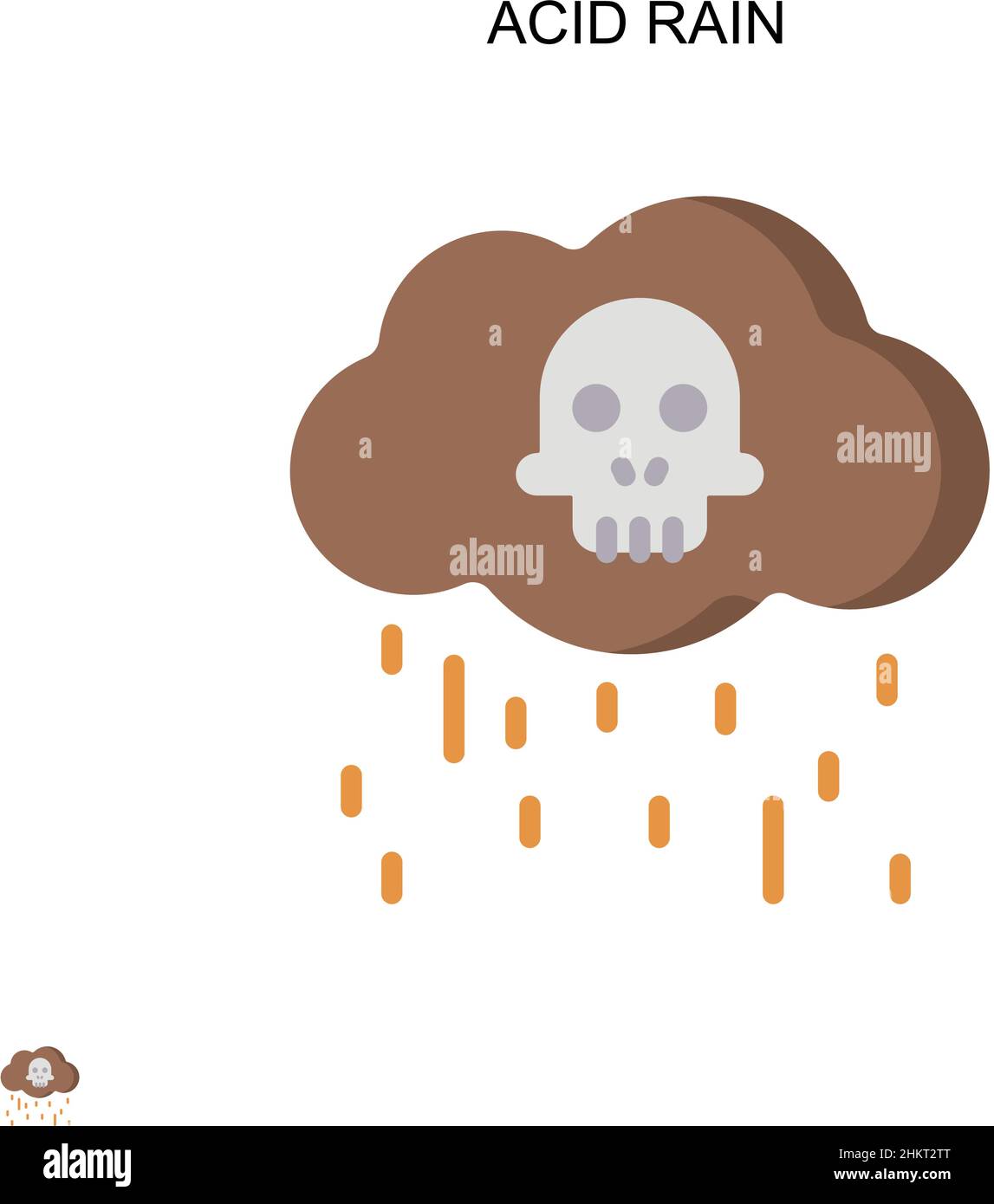 Clipart Nuage Pluie Acide