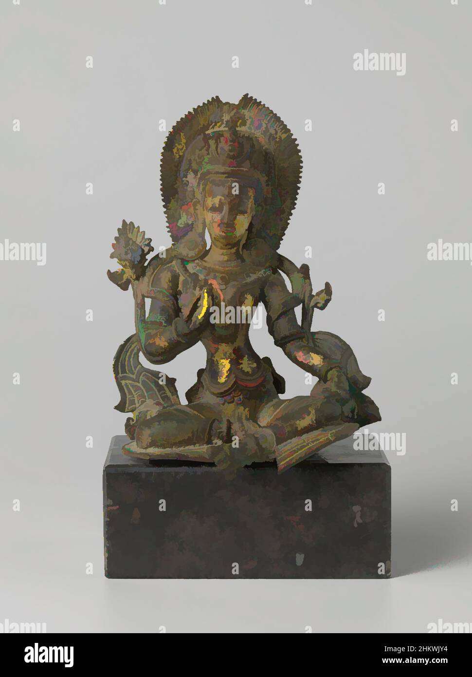 Art inspiré par Indra | Indrani, Indrani, statue de bronze doré de la ...