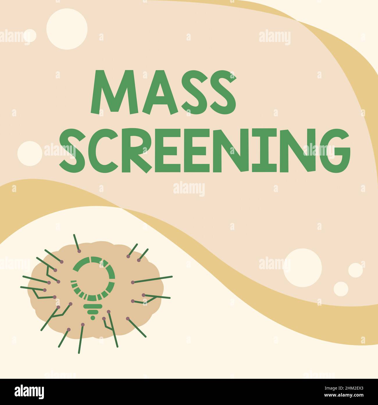 Symbole de texte indiquant le tramage de masse. Évaluation de l'état de ...