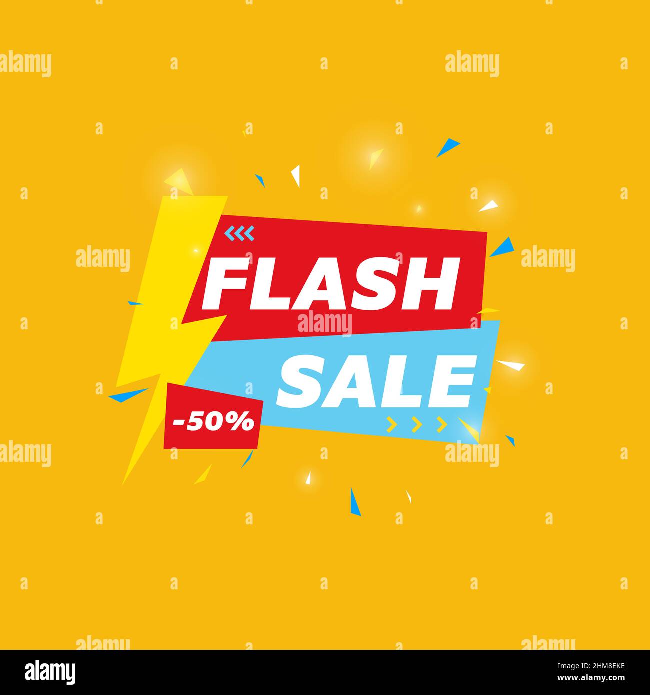 Signe de vente flash Banque d'images vectorielles - Alamy