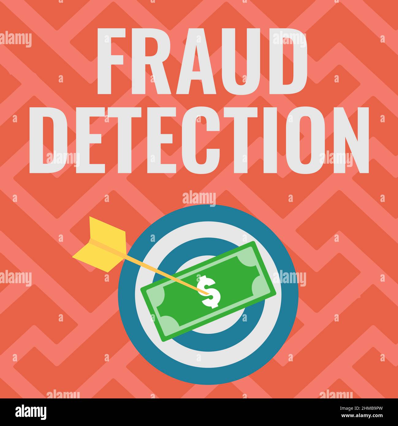 Affichage conceptuel détection de fraude. Concept signifiant l ...