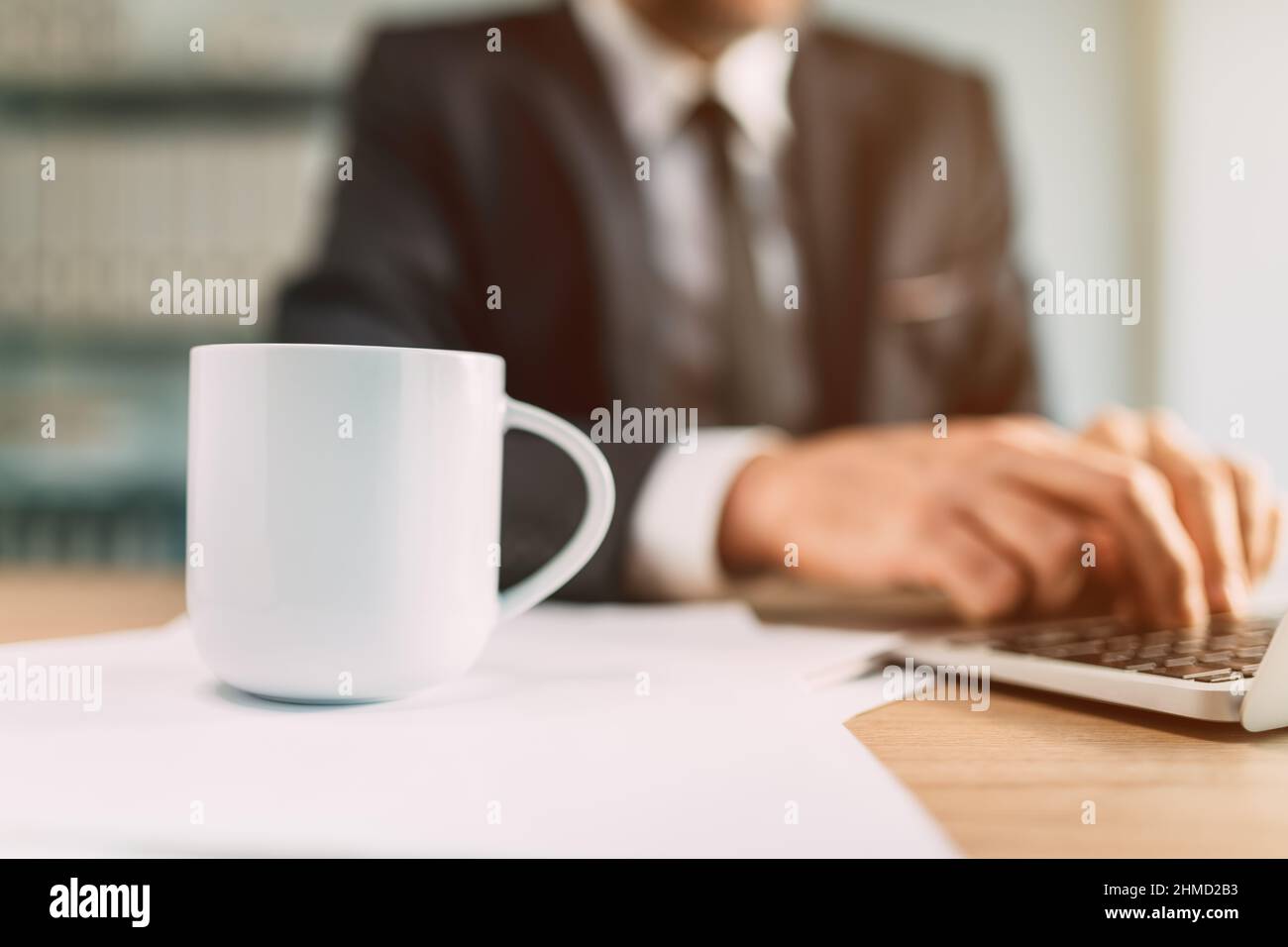 Tasse blanche vierge Banque de photographies et d’images à haute ...