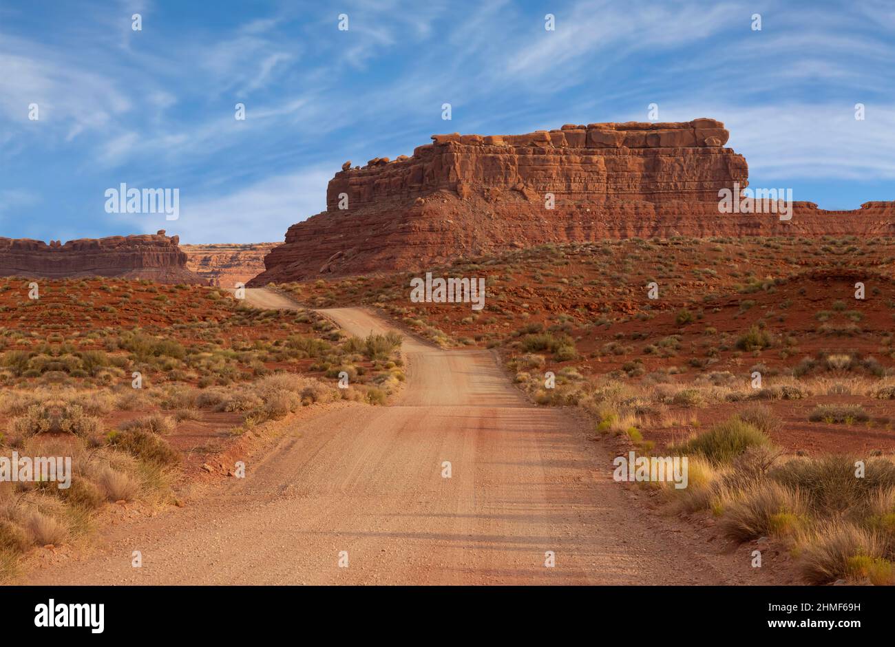 Route vers le parc national des canyons dans l'utah, belle route vers ...