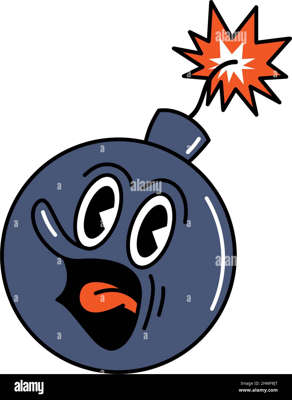 icône de personnage explosion de bombe de dessin animé Image ...