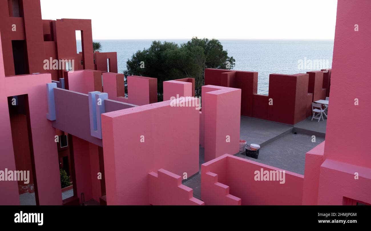 Muralla roja calpe Banque de photographies et d’images à haute ...